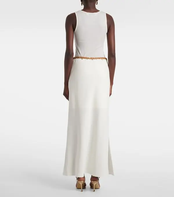 XU ZHI Jersey Maxi Skirt