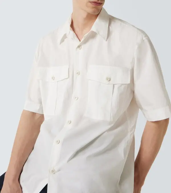 Dries Van Noten Cotton Canvas Shirt