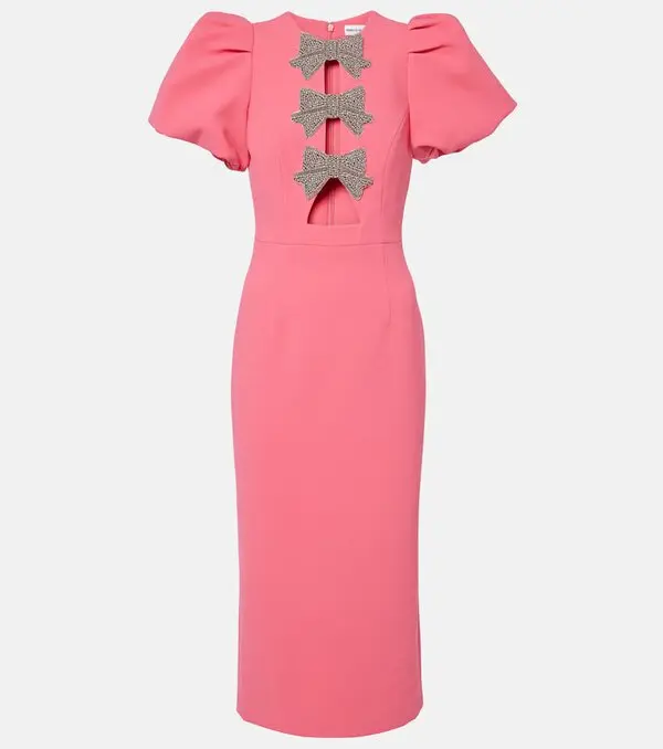 Rebecca Vallance Posey Embellished Midi Dress