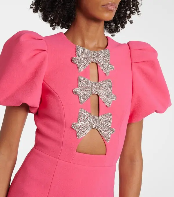 Rebecca Vallance Posey Embellished Midi Dress