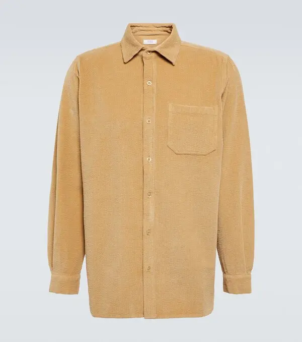 ERL Cotton Corduroy Shirt - Beige