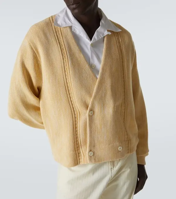 BODE Cotton Double-breasted Cardigan