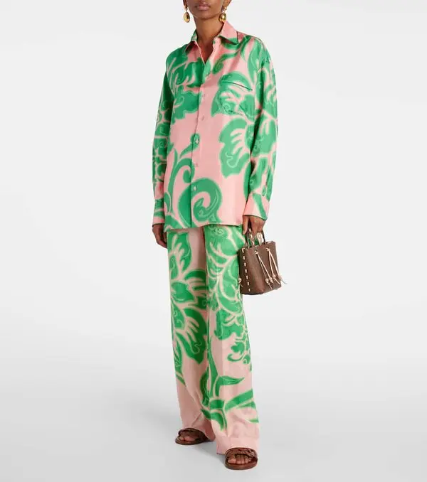 Etro Printed Silk Blouse
