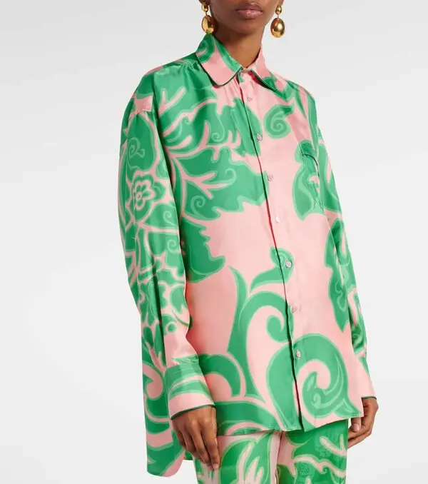 Etro Printed Silk Blouse
