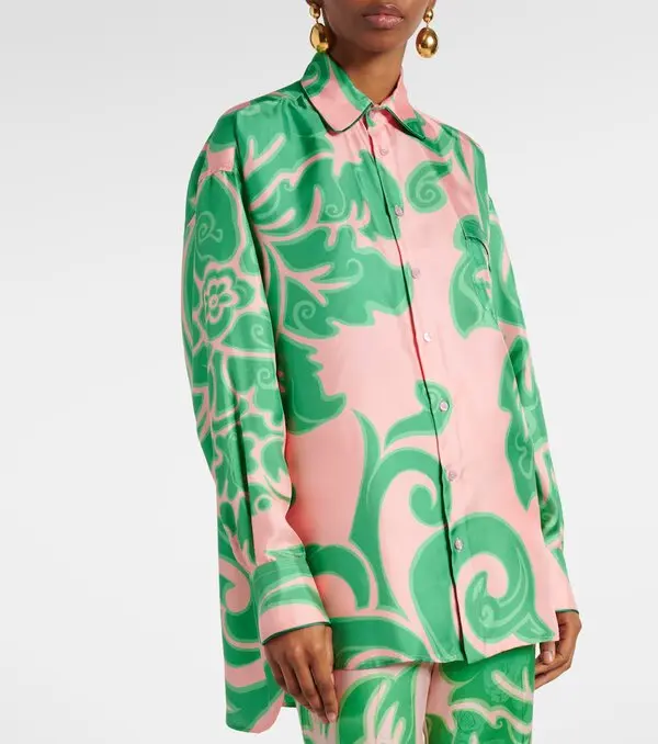 Etro Printed Silk Blouse