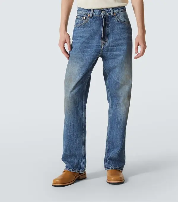 Our Legacy Third Cut Wide-leg Jeans - Blue