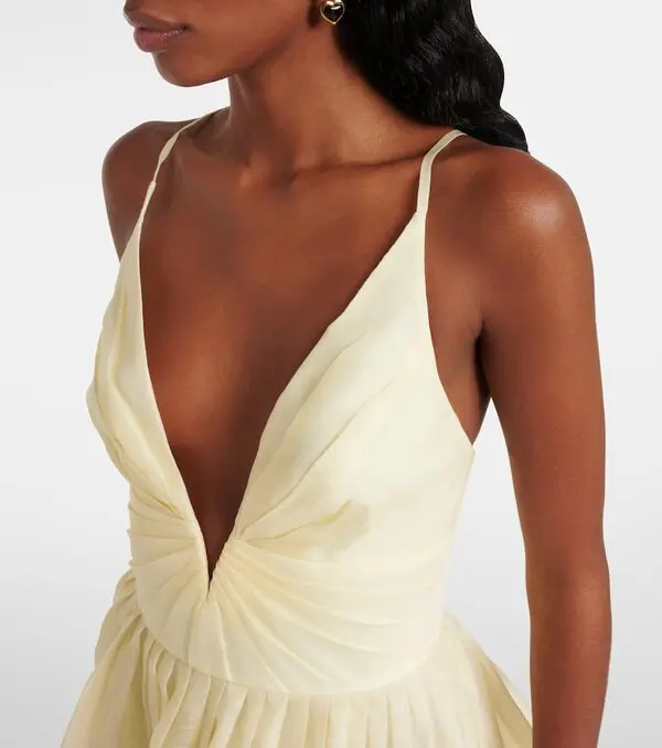 Zimmermann Illuminate Pleated Mini Dress