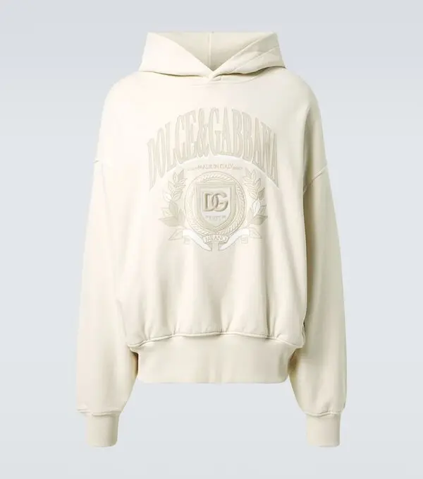 Dolce & Gabbana Embroidered Cotton Hoodie