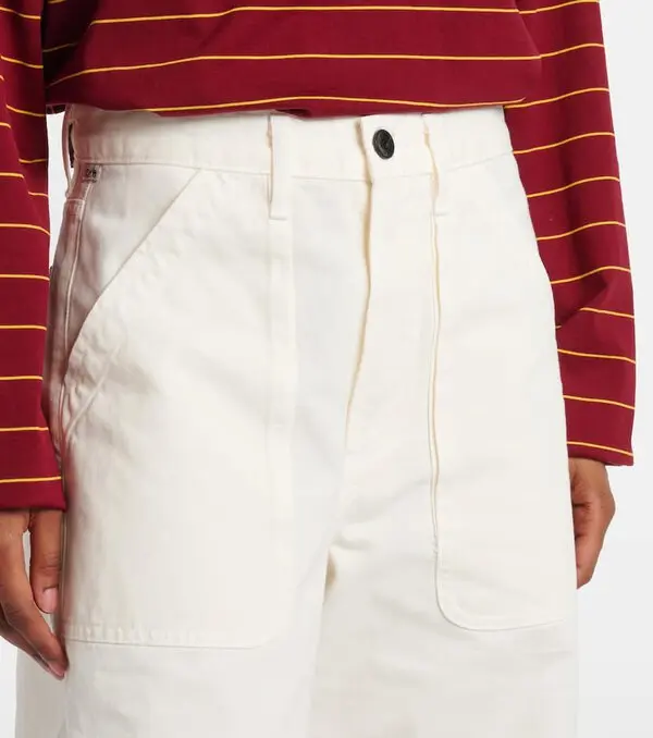 Citizens Of Humanity Ayla High-rise Cotton Cargo Pants - White