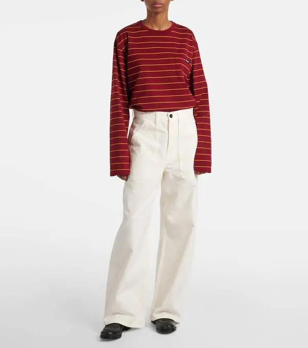 Citizens Of Humanity Ayla High-rise Cotton Cargo Pants - White