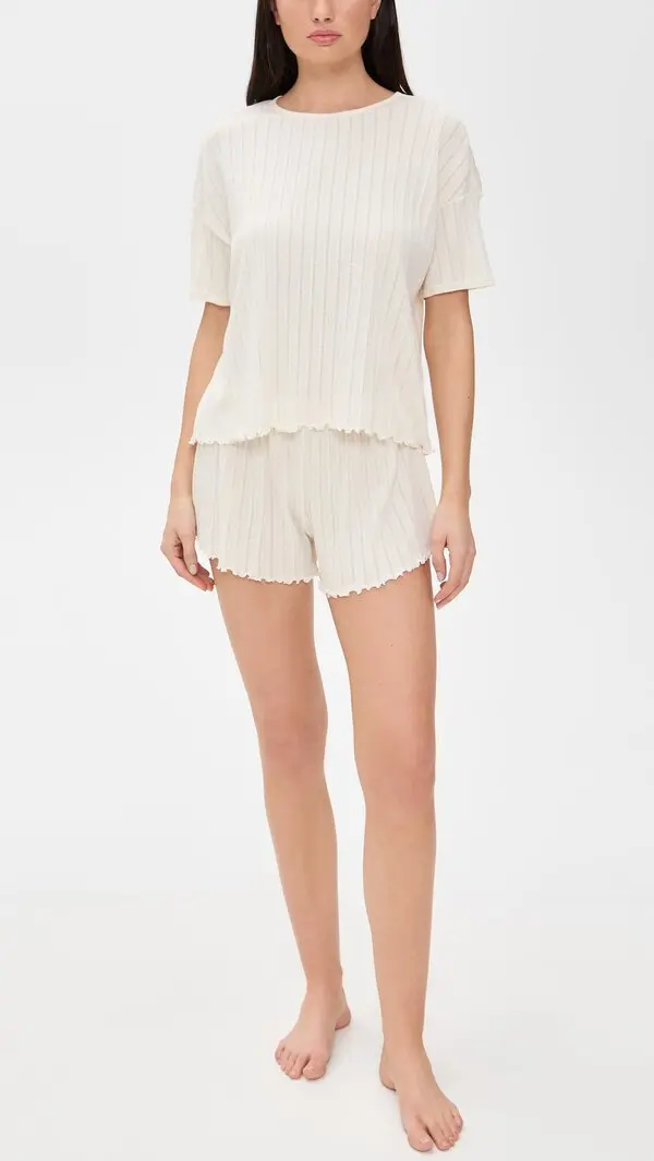 Eberjey Pointelle Shorts