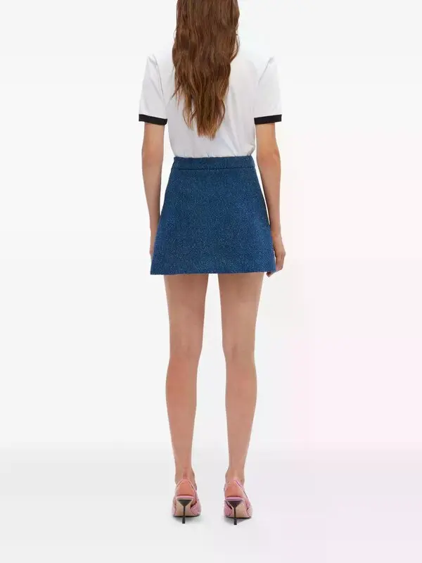 MSGM Tweed Mini Skirt