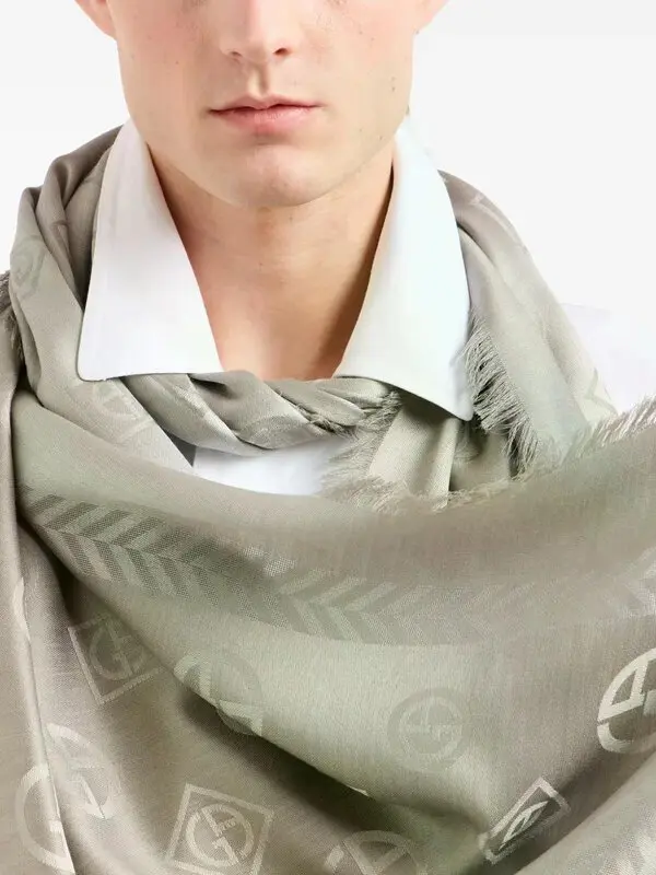Giorgio Armani Jacquarded Scarf
