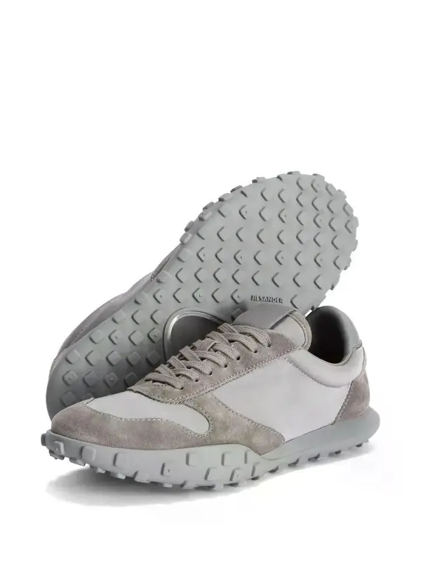 JIL SANDER Suede Panelled Sneakers