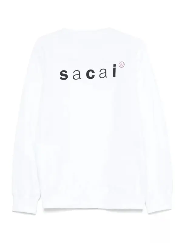 Sacai Wtaps-print Sweatshirt