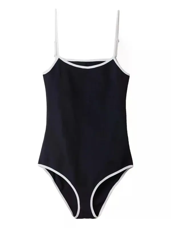 Miu Miu Open-back Swimsuit - Blue