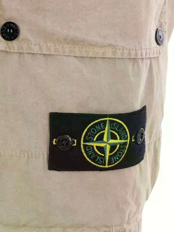 Stone Island Cotton Cargo Shorts - Brown