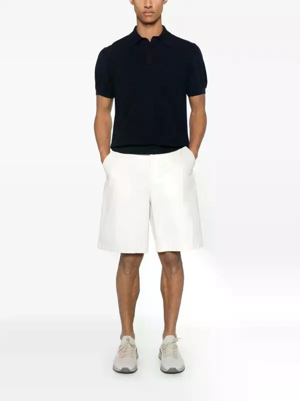 Canali Knitted Polo Shirt