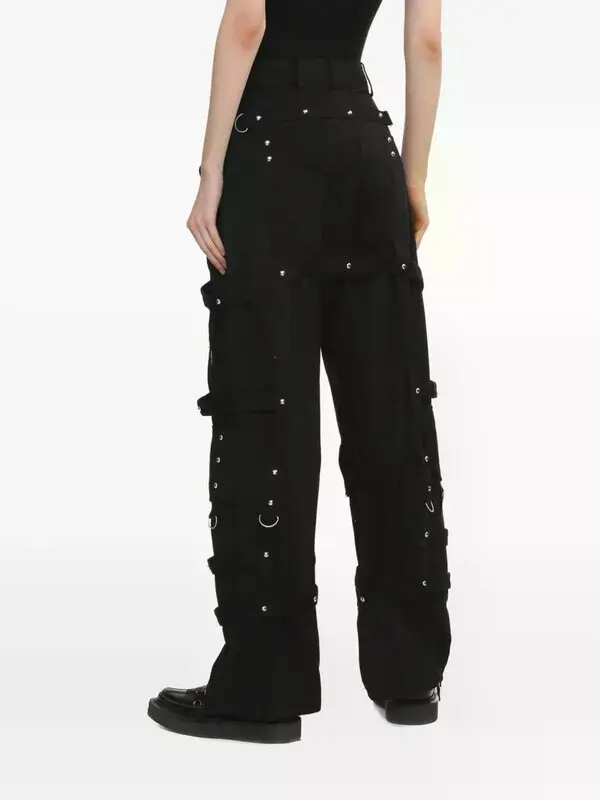 We11Done Studded Cargo Trousers