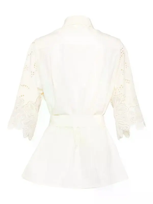 Elie Saab Cotton Embroidered Shirt