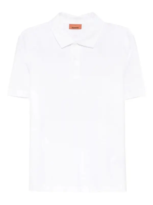 Missoni Zigzag-woven Polo Shirt - White