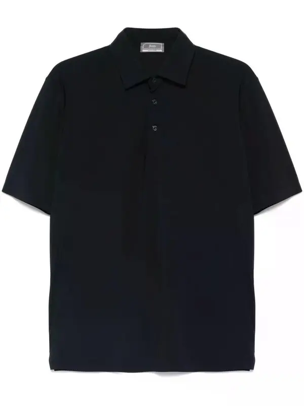 Herno Spring Polo Shirt - Black