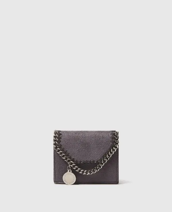 Stella McCartney Falabella Tri-fold Wallet - Bark
