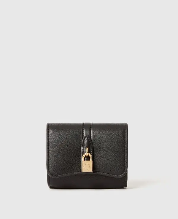 Stella McCartney Falabella Tri-fold Wallet - Black