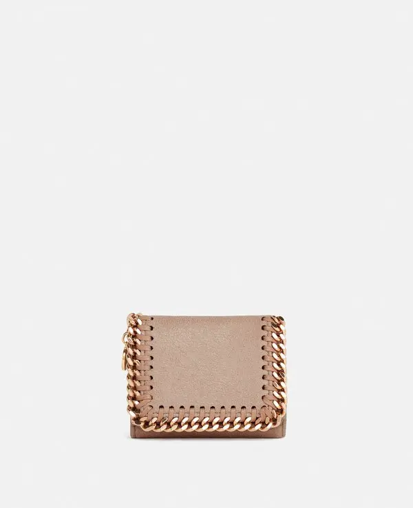 Stella McCartney Falabella Tri-fold Wallet - Moss