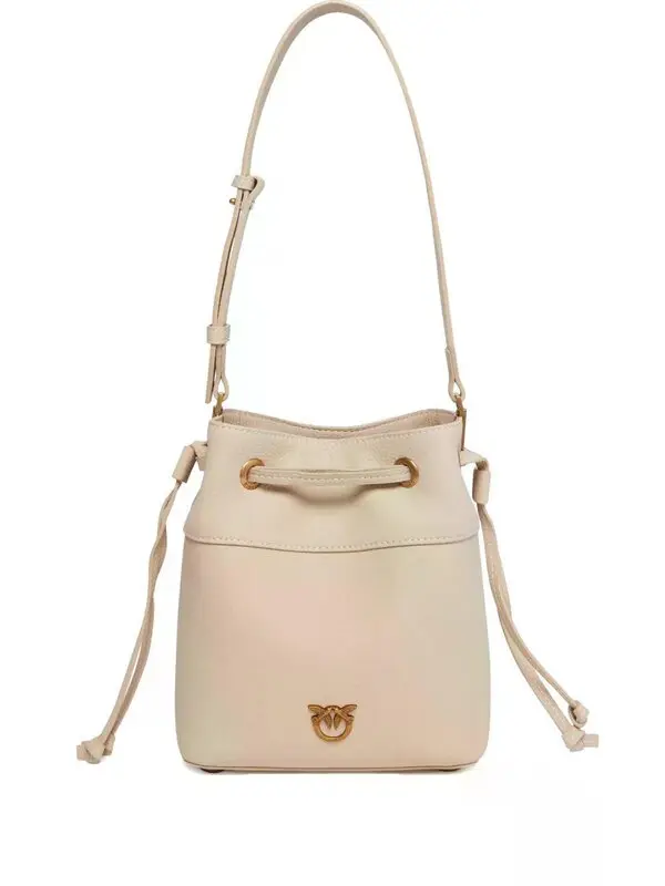 Pinko Small Leather Bucket Bag
