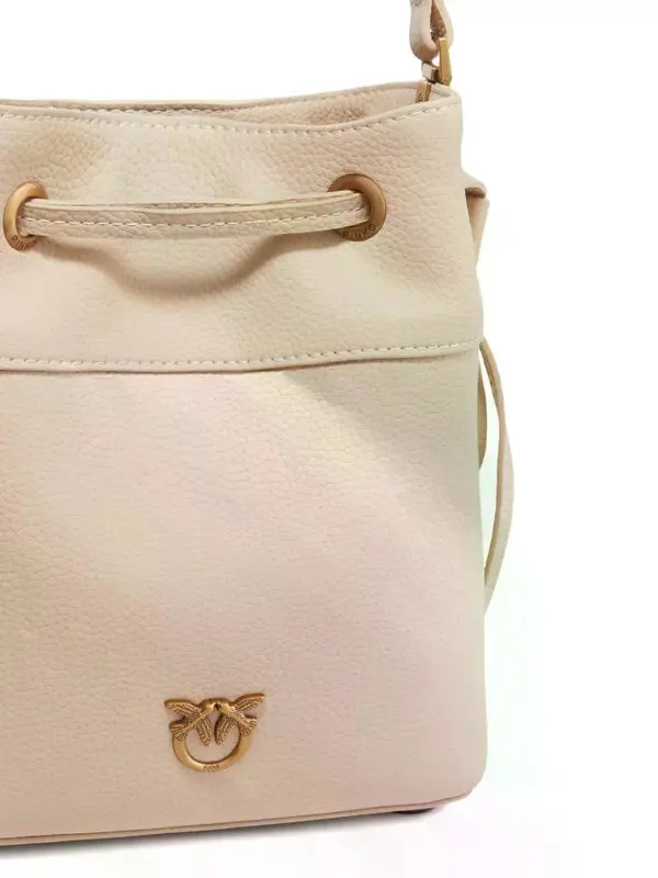 Pinko Small Leather Bucket Bag