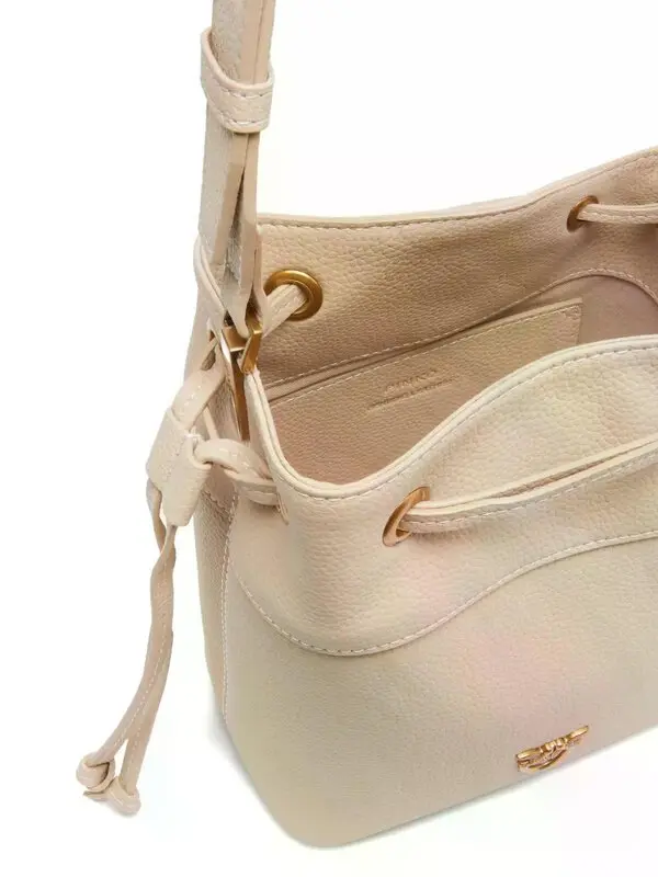 Pinko Small Leather Bucket Bag