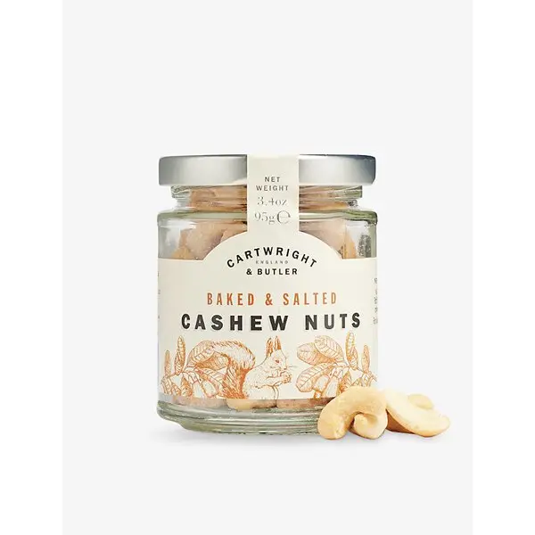 CARTWRIGHT & BUTLER Baked & Salted Cashew Nuts 95g