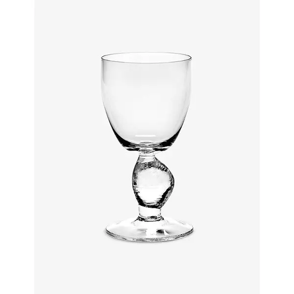 SERAX Out Of Lines White Wine Glasses Set Of Four - Clear