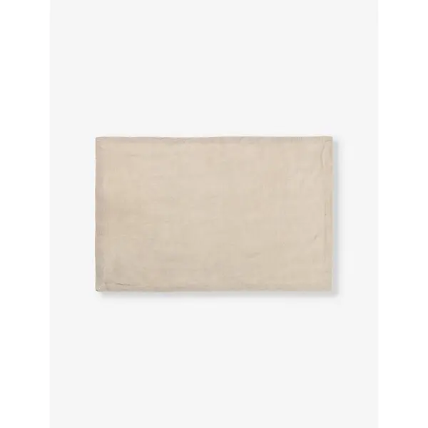 FERM LIVING Rectangle Washed-linen Placemats Set Of Two - Natural
