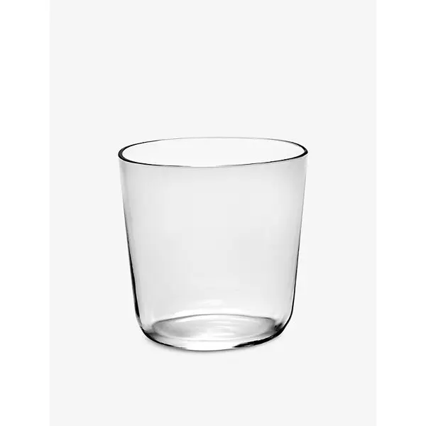 SERAX Out Of Lines Small Glass Tumblers Set Of Four - Clear