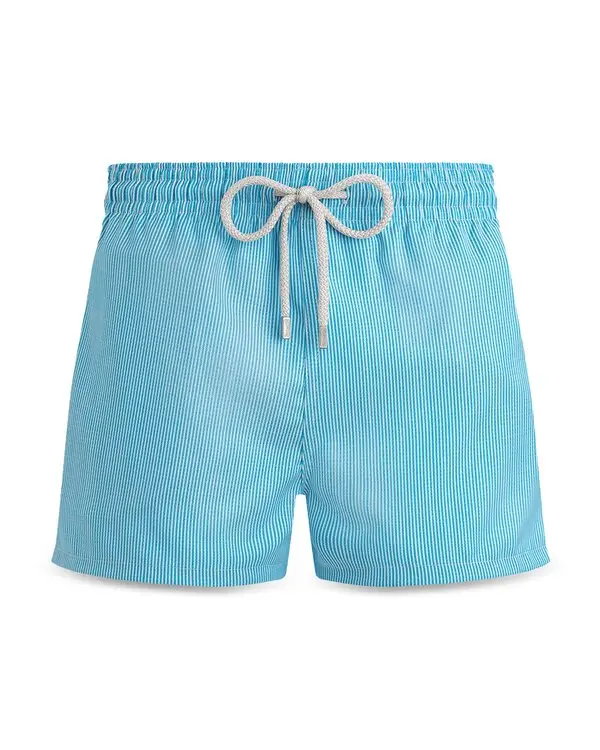 Vilebrequin Milton Printed Swim Trunks - Medium Blue