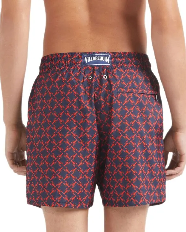 Vilebrequin Mahina Printed Swim Trunks - Navy