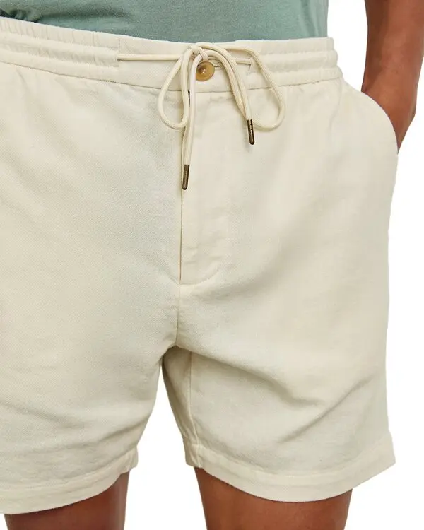 Rails Archer Regular Fit 6" Shorts - Ecru