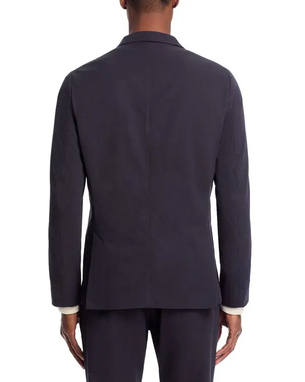 Herno Regular Fit Seersucker Blazer
