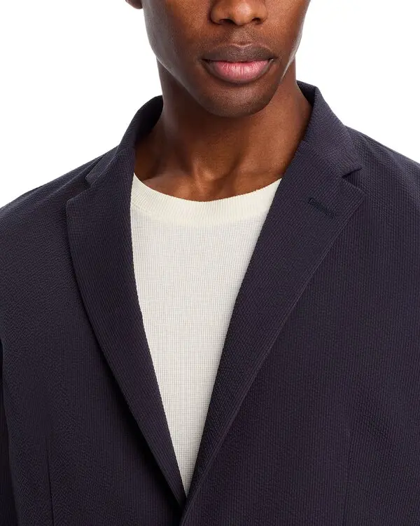 Herno Regular Fit Seersucker Blazer