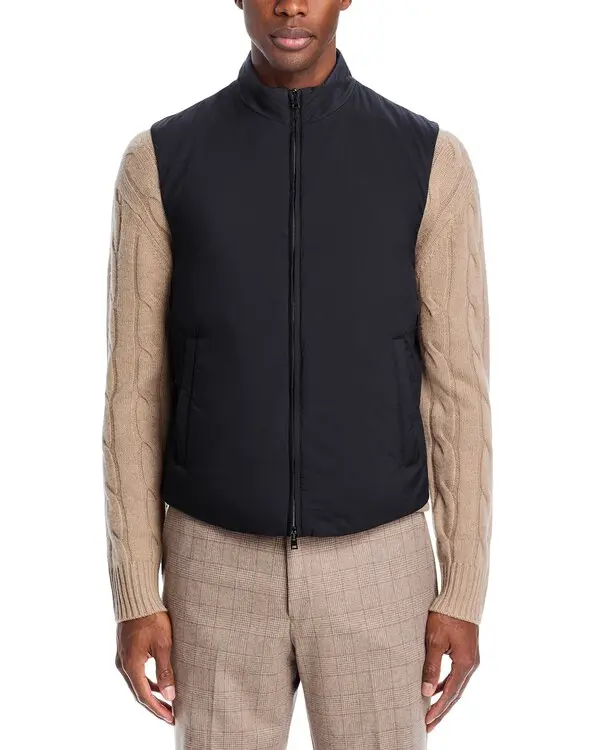 Herno Matte Nylon Vest With Padding