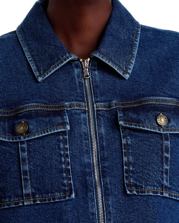 Cinq À Sept Holly Half Sleeve Denim Jacket