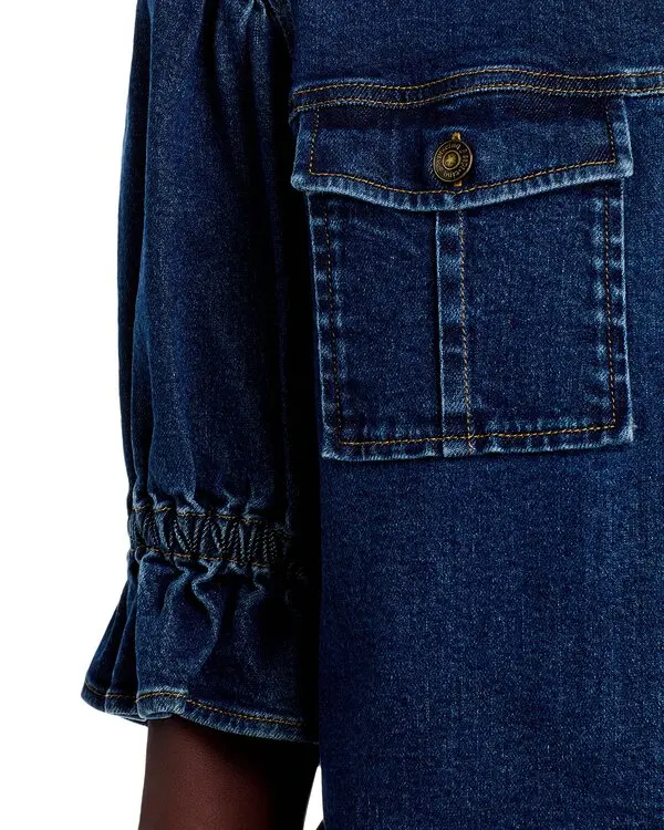 Cinq À Sept Holly Half Sleeve Denim Jacket