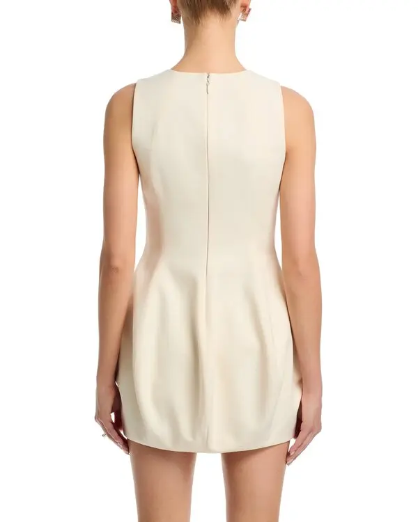 Bcbgmaxazria Bubble Mini Dress - Gardenia
