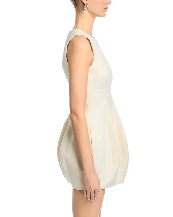 Bcbgmaxazria Bubble Mini Dress - Gardenia