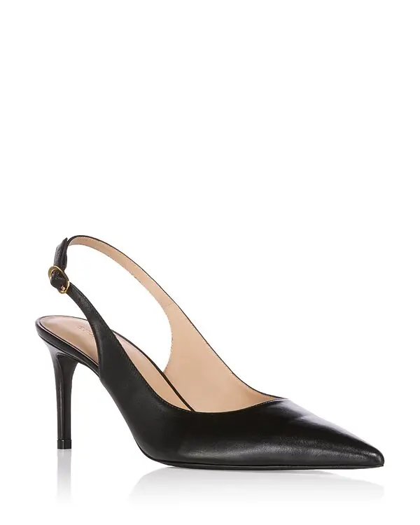 STUART WEITZMAN Power Slingback Pumps - Black