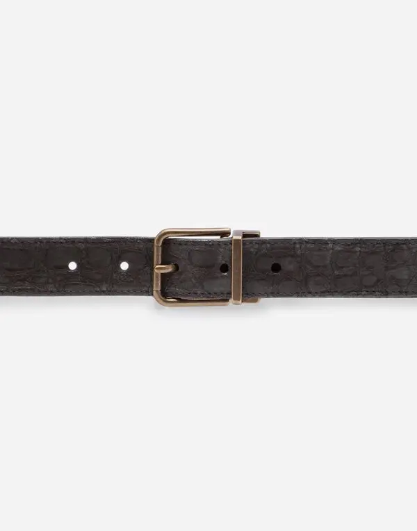 Dolce & Gabbana Crocodile Effect Belt