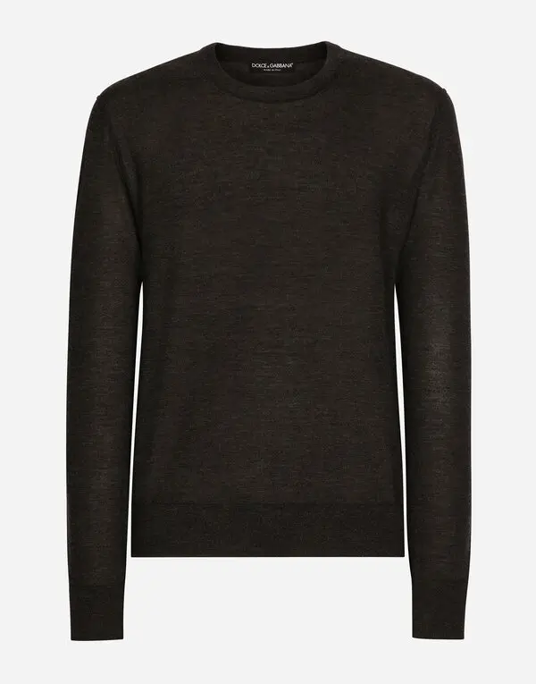 Dolce & Gabbana Cashmere Crewneck Sweater - Grey