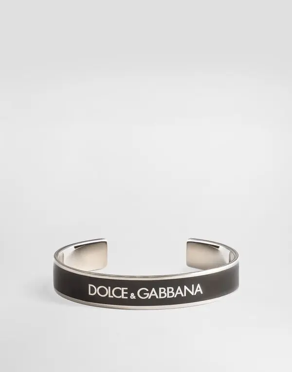 Dolce & Gabbana Metal Bracelet With Logo - Red